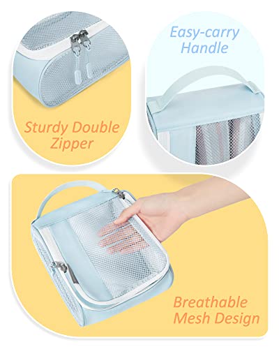 Packing Cubes for Suitcases, BAGSMART 7 Set Packing Cubes for Travel Essentials, Lightweight Luggage Suitcase Organizer Bags Set with Shoe Bag, Keep Shape Travel Cubes for Packing