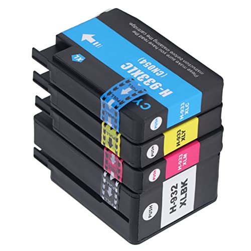 Ink Cartridge, 4 Colors Printing Accessory Desk Photo Printer for 6100 6600 6700 7110 7610 7612 7510 7512