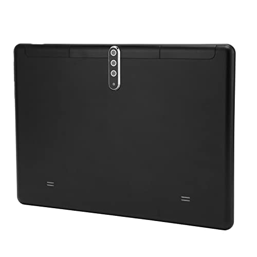 Kufoo 10.1in Tablet, 2.4 5G Dual Band WiFi 4GB 64GB Dual Camera 100‑240V Calling Tablet 1960x1080IPS for Study (US Plug)