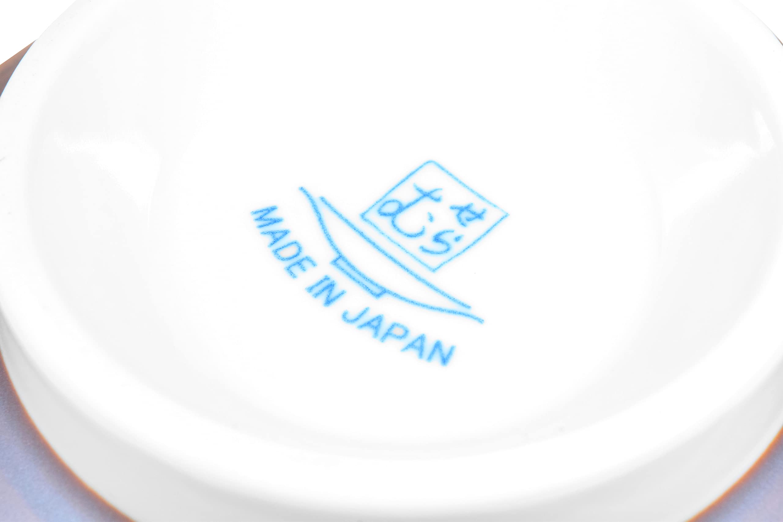 Japanese Mino Yaki(Ware) Ceramic Ramen Bowl and Ramen Spoon Set - Wave Navy, 33.8 fl oz, Japanese Donburi, Noodle, Soup Bowl, Microwave & Dishwasher Safe, Home Kitchen & Restaurant, Japanese Gifts