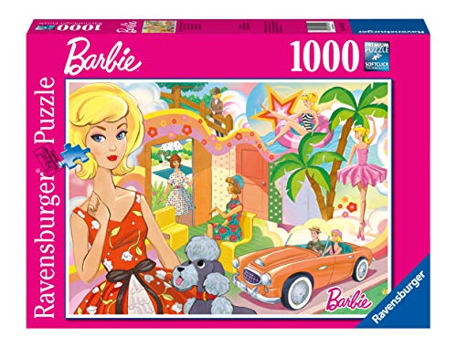 Ravensburger Barbie: Vintage Barbie 1000 Piece Jigsaw Puzzle for Adults β Every Piece is Unique, Softclick Technology Means Pieces Fit Together Perfectly