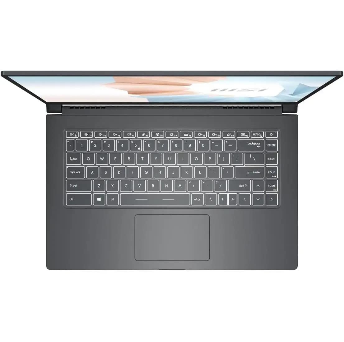 MSI Modern 15 Ultrabook Laptop,15.6" FHD 1080P Laptop,Intel Core i5-1155G7,16GB DDR4 RAM,512GB PCIe SSD,Intel Iris Xe Graphics,Windows 10 Home,Carbon Gray,Bundle with JAWFOAL