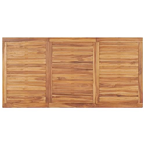 TCSGURK Patio Dining Set,Teak Finish and Ideal for Outdoors, Outdoor Patio Furniture Set
