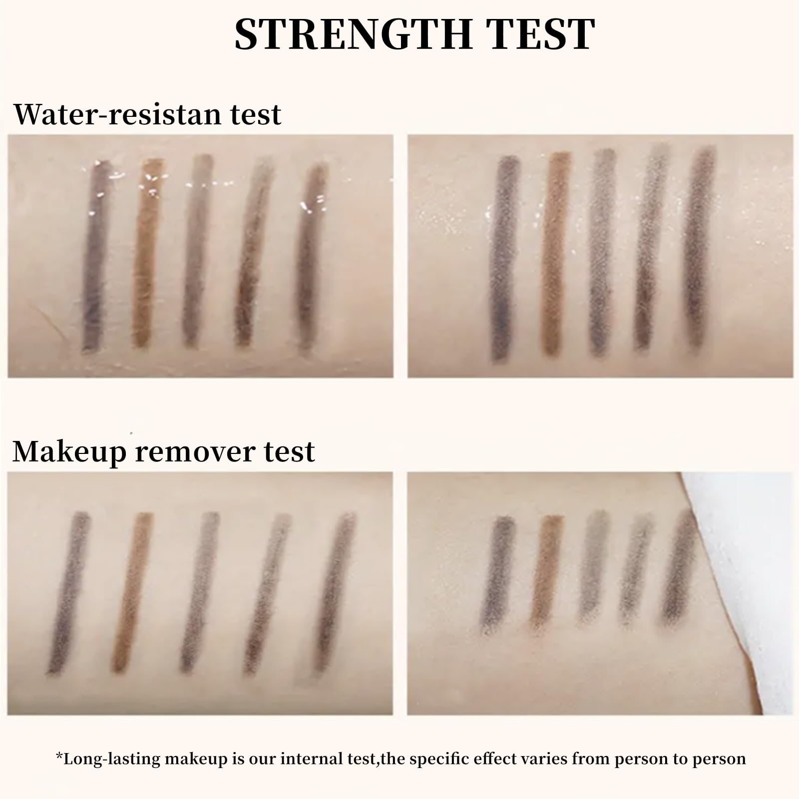 Eyebrow Pencil,2PCS Waterproof Micro Brow Pencil with Spoolie Brush,Long-Lasting Retractable 1.5mm Ultra-Thin Tip Eye Brow Pencils for Women.(#4 Gray 2Pcs)
