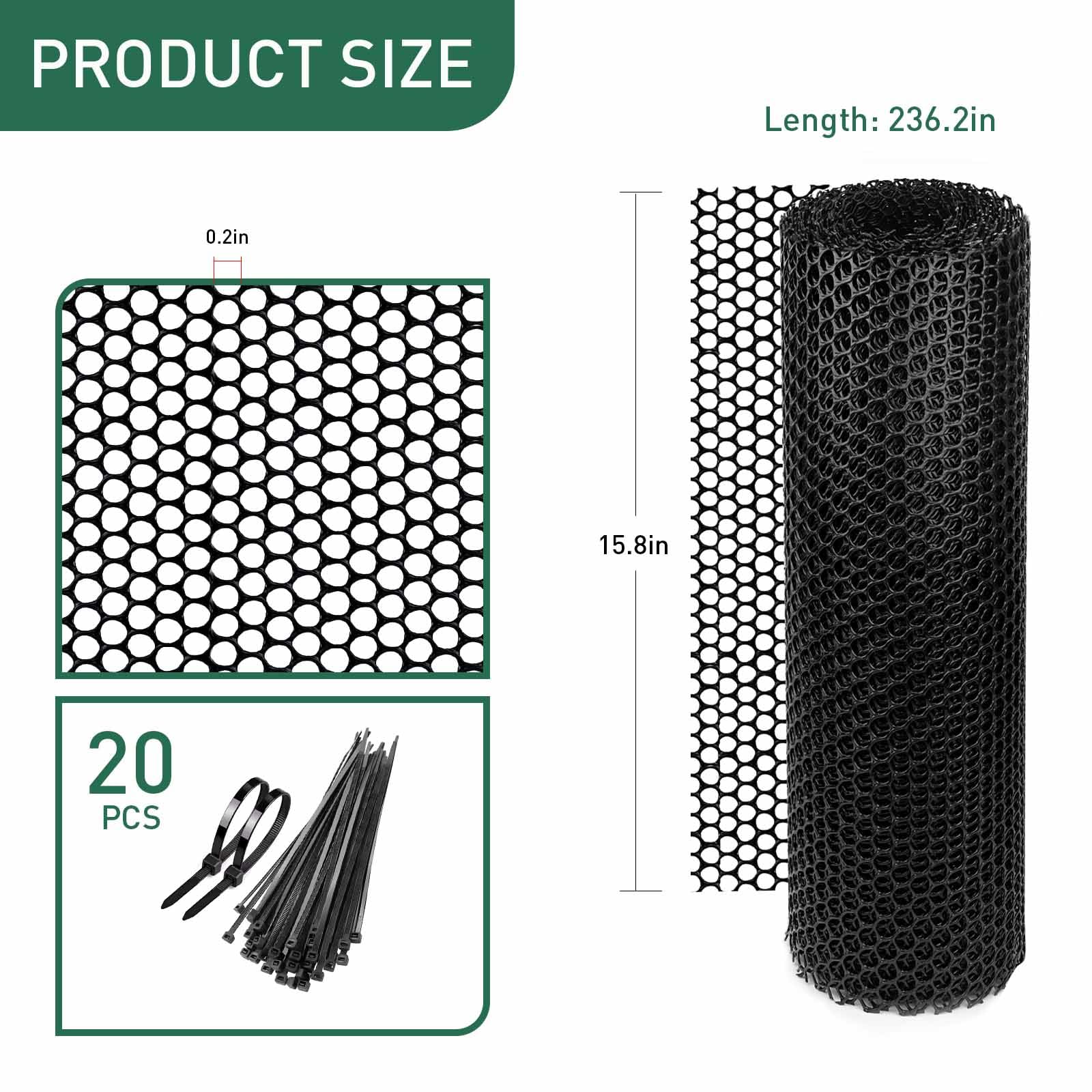 FUZEWANLI 19.6 FT Tree Protectors,Tree Trunk Protector Guard,Tree Guards for Fruit Trees,Tree Bark Repair for Tree Protectors from Deer Mowers Trimmers.
