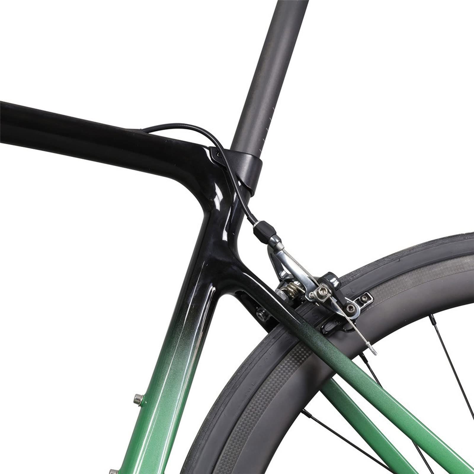 HESNDzxc Bicycles for Adults Full Carbon V-Brake Road Bike with Wheel Kit Complete Bike (Size : Medium)