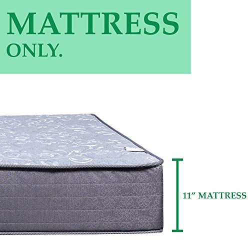 Nutan 11-Inch Firm Foam Encased Euro Top Gel Infused innerspring Mattress, Twin