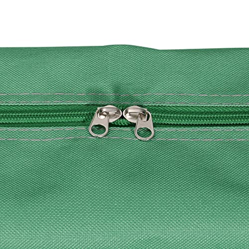 PATIKIL Closet Storage Bags, 2 Pack 35L Capacity Large Waterproof Moving Storage Bag Totes with Strong Handles for Home Camping, Green