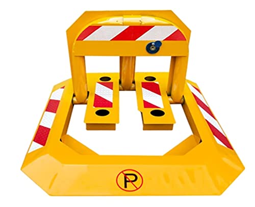 OUSIKA Parking Post, Parking Barrier, for Parking Lot Car Wheel Parking Blocks, Car Ground Lock, Parking Space Lock, Parking Pile Parking Space Lock Bollard