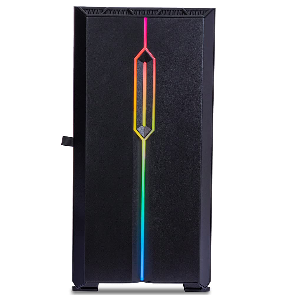 MXZ Gaming Desktop PC Computer I3 12100F, GTX1660S,16G DDR4, NVME M2 500GB SSD, 6 RBG Fans, Windows 11 Pro Ready to use (I3 12100F | GTX1660S Black)