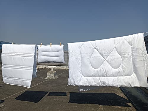Retractable Clothesline Flexible Portable Heavy Duty 40 Feet Adjustable Heavy Duty Laundry Clothes Line for Wet or Dry Clothes Indoor or Outdoor Easy Installation Gray