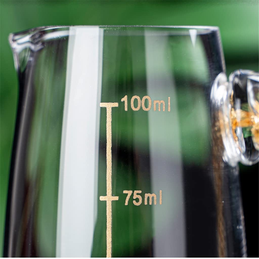 FZZDP Gold Foil Cup Wine Set Gift Glass Strong Glass Chinese Style Wine Set Shot Glasses Wine Glass Set