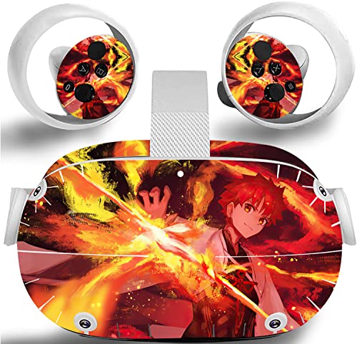 Fate RPG Game - Stickers for Oculus Quest 2 VR Headsets and Controllers, Vinyl Decal Skin for Oculus Quest 2,PC Gaming Virtual Reality Protective Accessories