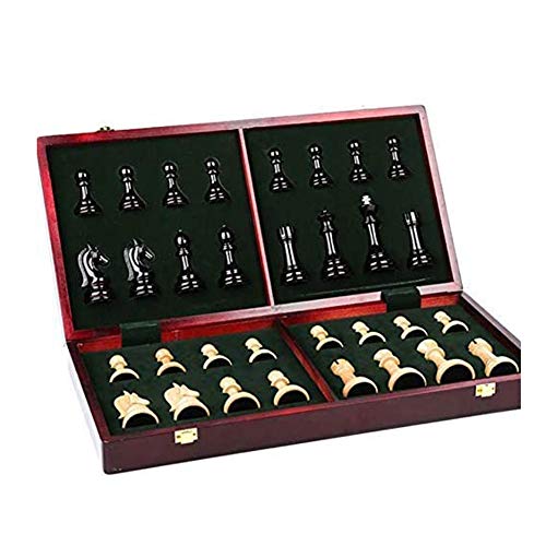 International Chess High-Grade Plastic Chess Set International Chess Game Gift Folding Wooden