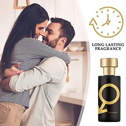 UEILBYN Perfume for Men, Cologne for Men Spray Attract Women, Golden Perfume Gift/for Him & Her (Men)