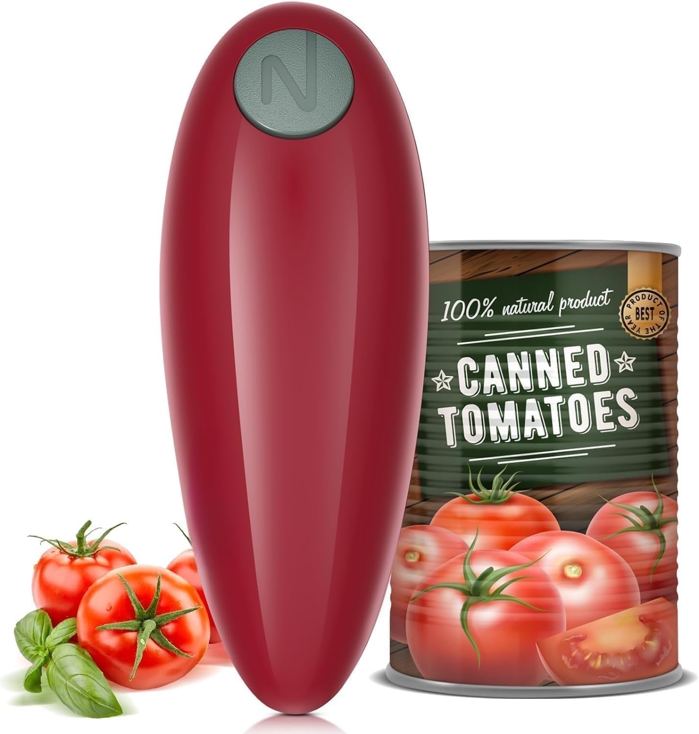 Fathers Day Gifts Electric Can Opener, One Touch Switch Automatic Can Opener Smooth Edge,Electric Can Openers For Seniors With Arthritis,Can Opener Battery For Almost Size Cans