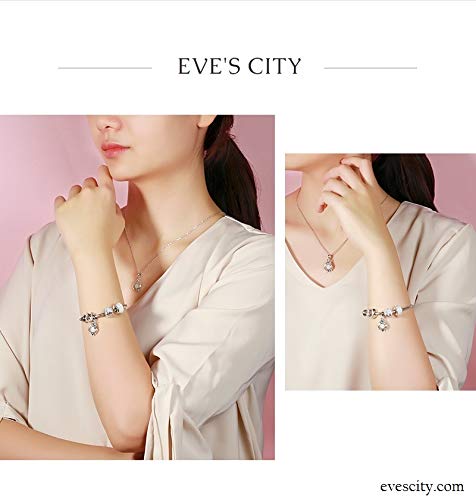 EVESCITY Many Fun Styles Sterling Silver Beads For Charm Bracelets ♥ Best Jewelry Gifts ♥ (Rooster Moana Cock)