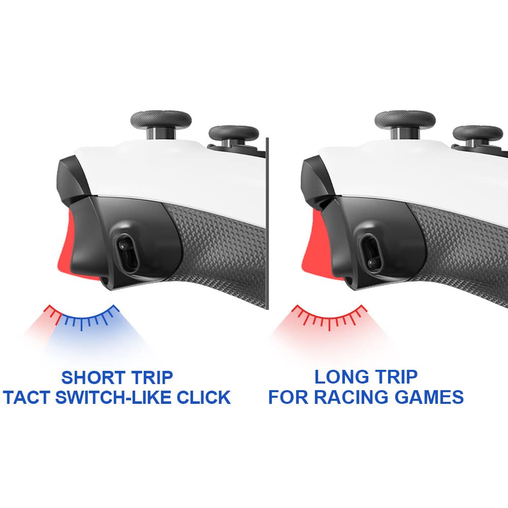 HEXGAMING ULTRA X 4 Back Buttons & Exchangeable Joysticks & Adjustable Triggers Compatible with Xbox Series X & S Controller - Origin of Chaos