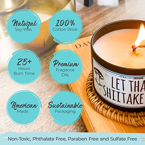 Moonlight Makers You're Not Like A Regular Mom, You Are A Cool Mom Candle, Sea Salt & Orchid Scented Handmade Candle, Natural Soy Wax Candle, 25+ Hour Burn Time, 8oz Tin, Mother's Day Gift