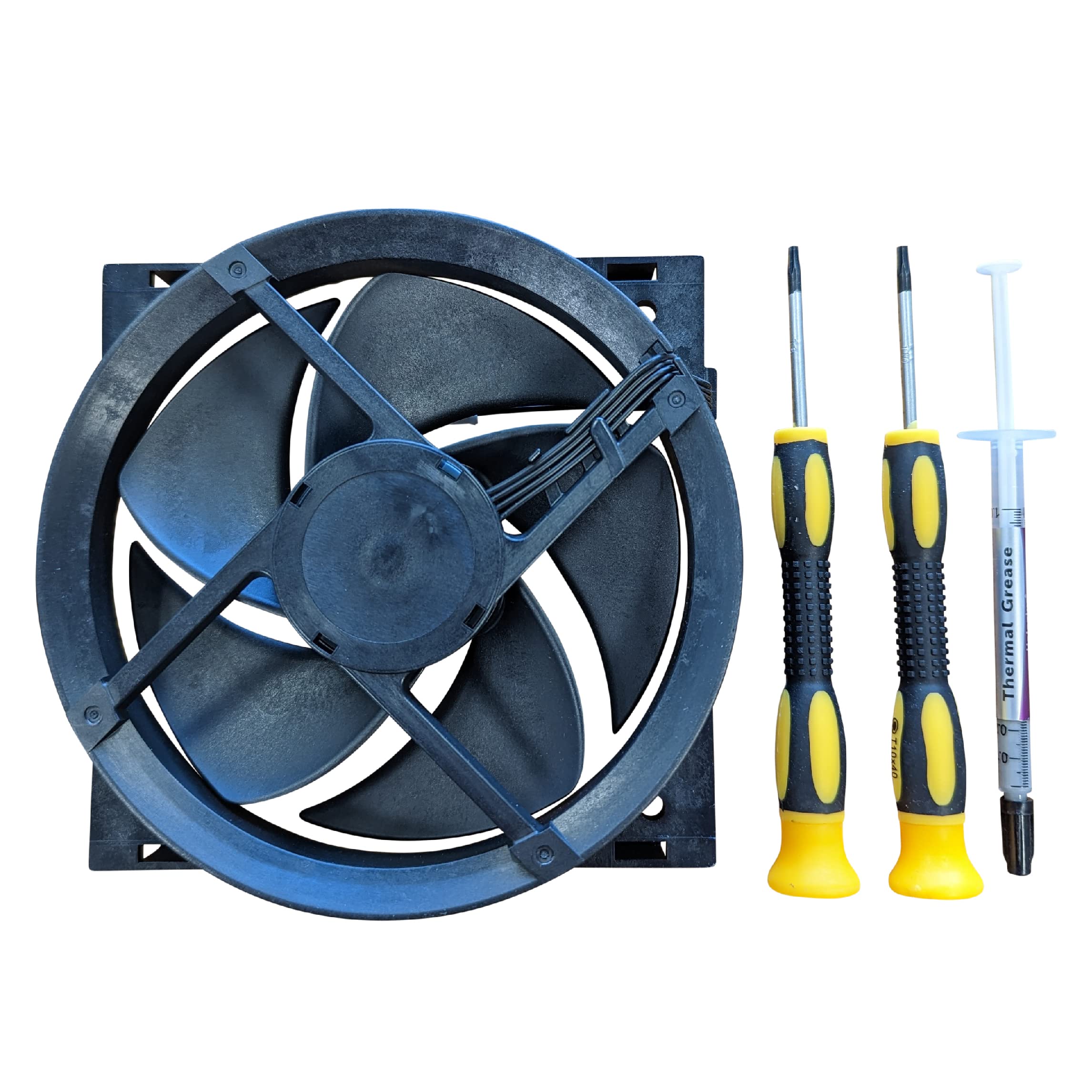 Group Vertical Cooling Fan for Xbox One Console – Internal Replacement Fan w Repair Kit, Screwdriver and Heatsink Paste - Fits for Xbox One
