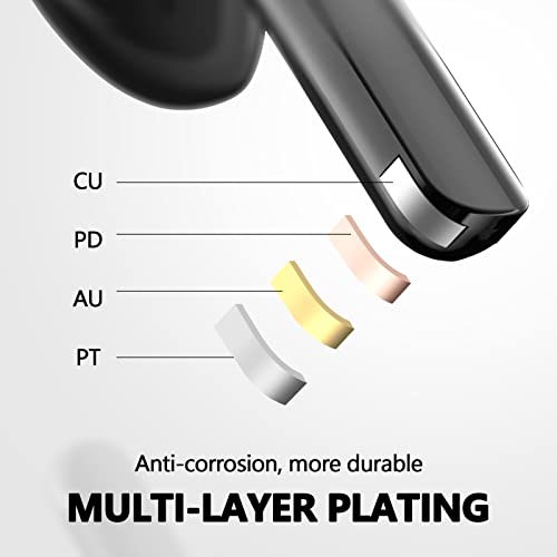 Wireless Earbuds, Bluetooth Headphones 40Hrs Battery Life with LED Power Display Crystal-Clear Calls Built-in Mic IPX7 Waterproof V5.3 Bluetooth Earbuds Stereo Sound Ear Buds for Sports and Working