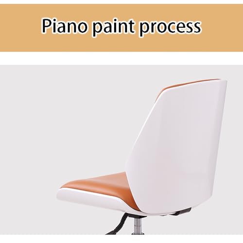 Ergonomic Office Chair, Office Chairs Piano Paint Modern Leather Executive Office Chair Comfortable Office Computer Swivel Chair (Color : B)