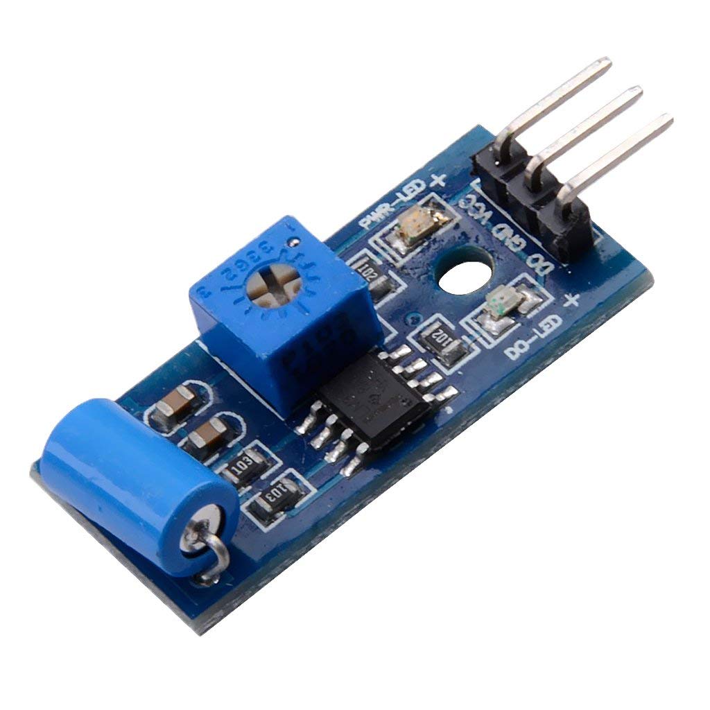 Hailege 5pcs SW-420 Vibration Sensor SW420 Vibration Switch Alarm Sensor Module for Arduino