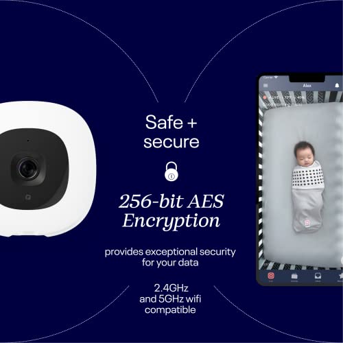 Nanit Pro Smart Baby Monitor & Wall Mount, 2-Pack (White) – Wi-Fi HD Video Camera, Sleep Coach & Breathing Tracker, 2-Way Audio, Sound & Motion Alerts, Nightlight & Night Vision, & Breathing Band