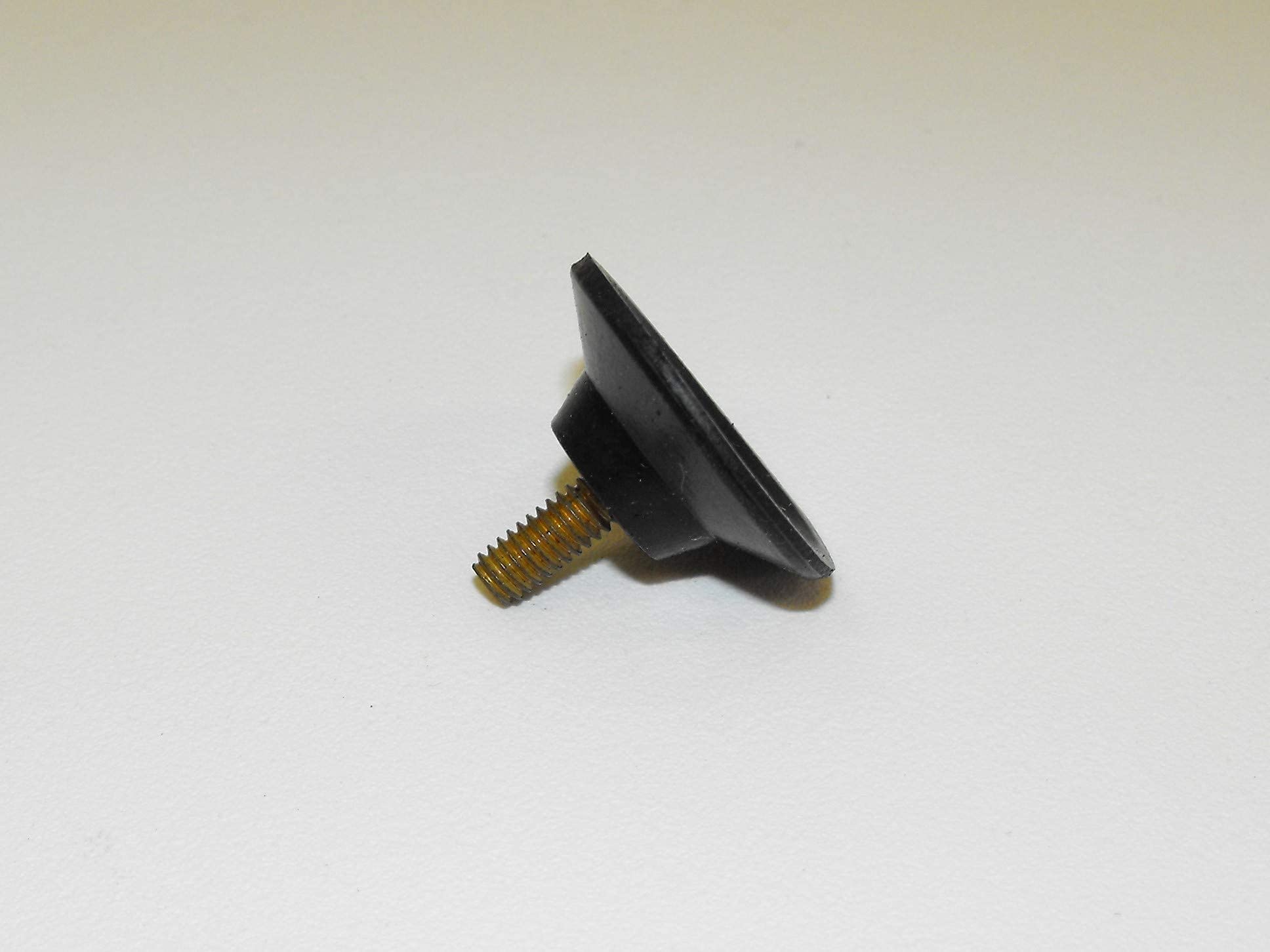 JL Missouri Parts 4X 3/8" #8-32 Screw in 1" Rubber Suction Cups, 5/16" Tall, Made in USA Isolator Foot