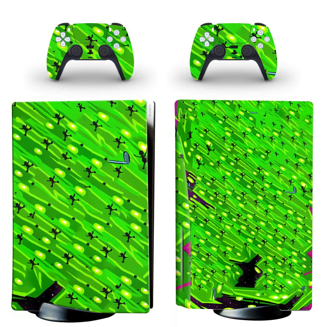 GaeErFut Anime P-Station Protectors Skins Cover,P-Station Digital Edition Console Controller Skins Cover Protectors,Bubble-Free Stickers Protectors Accessories
