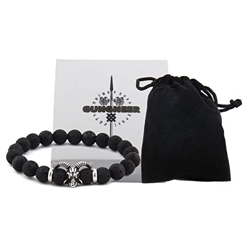Gungneer inverted Pentagram Baphomet Ring Cool Stainless Steel Satanic Biker Jewelry Accessory Men Women