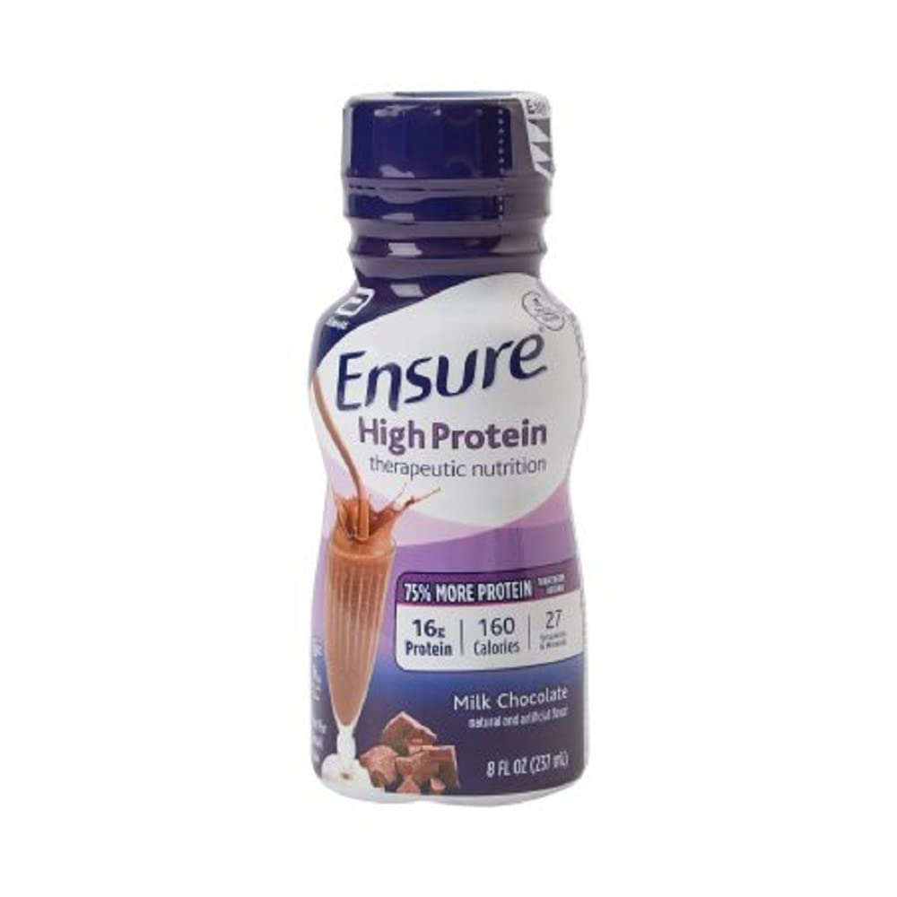 Ensure Active High Protein Nutrition Shake, Milk Chocolate, 8 oz, 24 Count