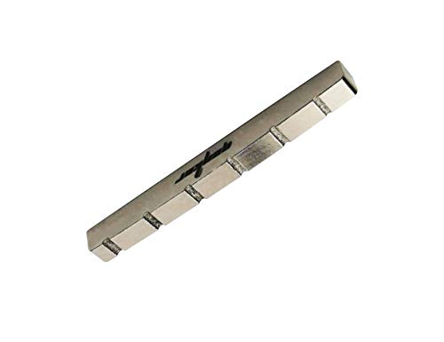 Guyker 42mm Guitar Titanium Alloy Nut - Pre-Slotted Nuts Replacement Compatible with Fender Strat ST Style Electric Guitar