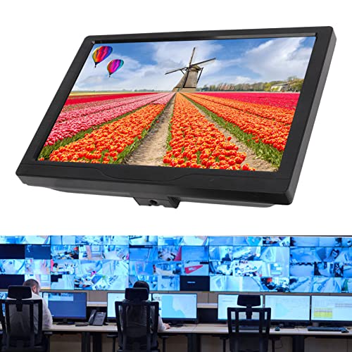 Naroote HD Display, 10.1 Inch Monitor Telecontroller Menu Function for Office (US Plug)