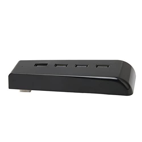 Jopwkuin USB 2.0 Extender, Black Plug and Play Easy USB Hub High Speed for Game Console for PC