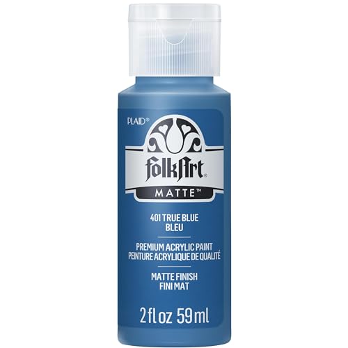 FolkArt K401 Acrylic Paint, 2 oz, True Blue