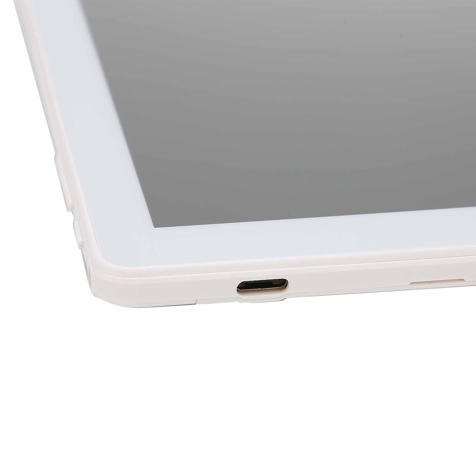 Naroote HD Tablet, Call Tablet Dual Card Dual Standby 1.6 GHz Octa Core 10 Inch AC100-240V Dual Camera, Metal Shell for Video, Android11 for (US Plug)
