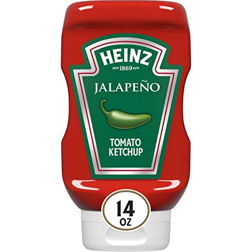 Heinz Jalapeno Tomato Ketchup Blended with Jalapeno (14 oz Bottle)