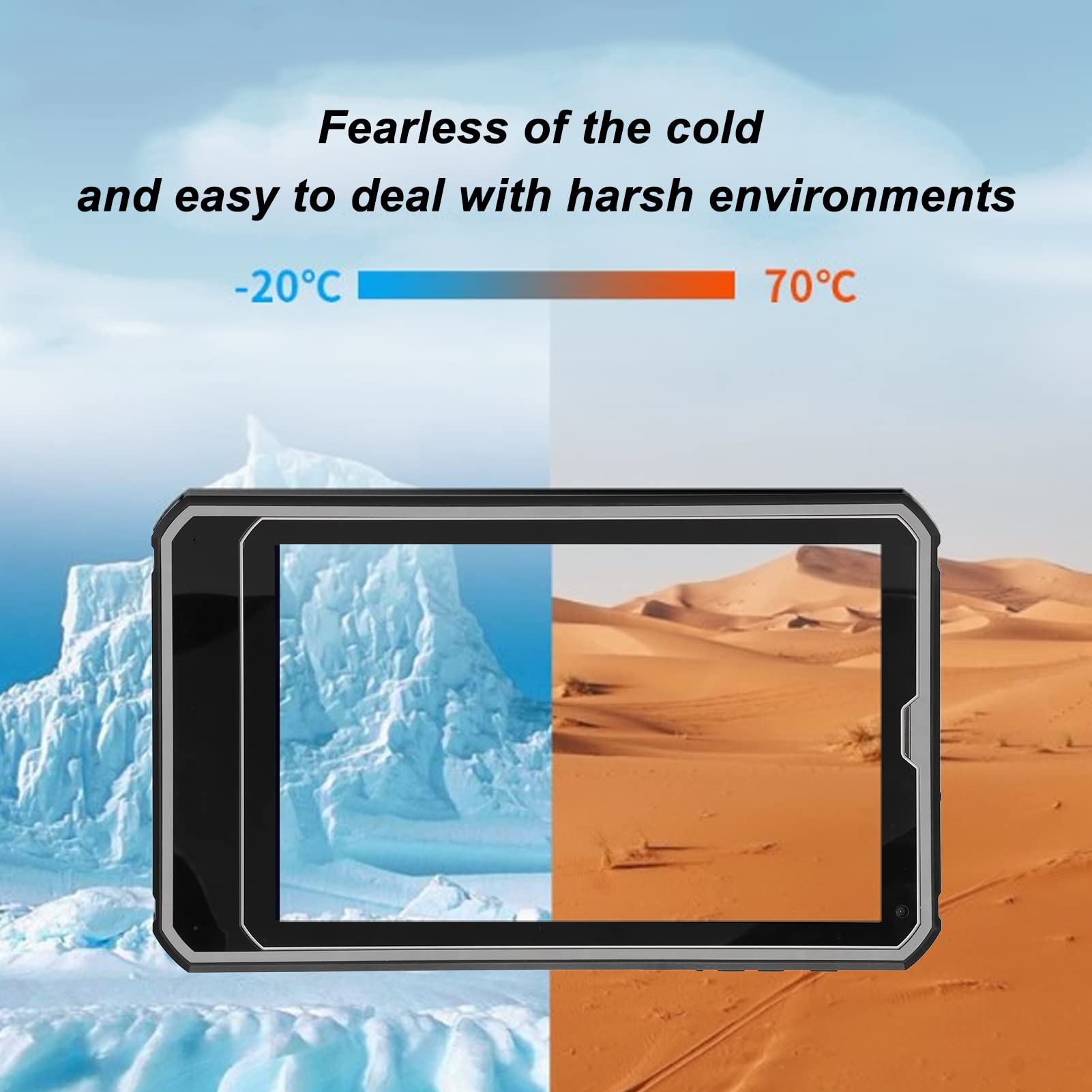 Liyeeo Tablet 10.1 Inch 1920x1200 Full HD 4GB RAM 128GB ROM Rear Camera 13.0MP AF Rugged Industrial Warehouse Tablet (US Plug)