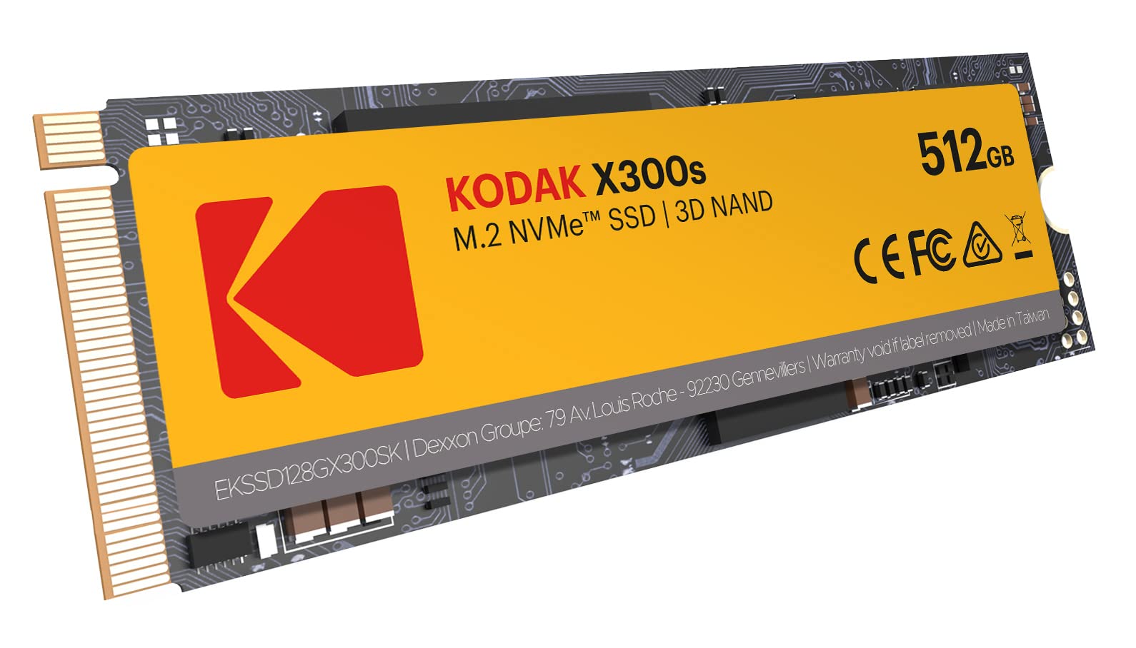 KODAK SSD M2 NVME PCI Express 3.0 Solid State Drive - 512GB