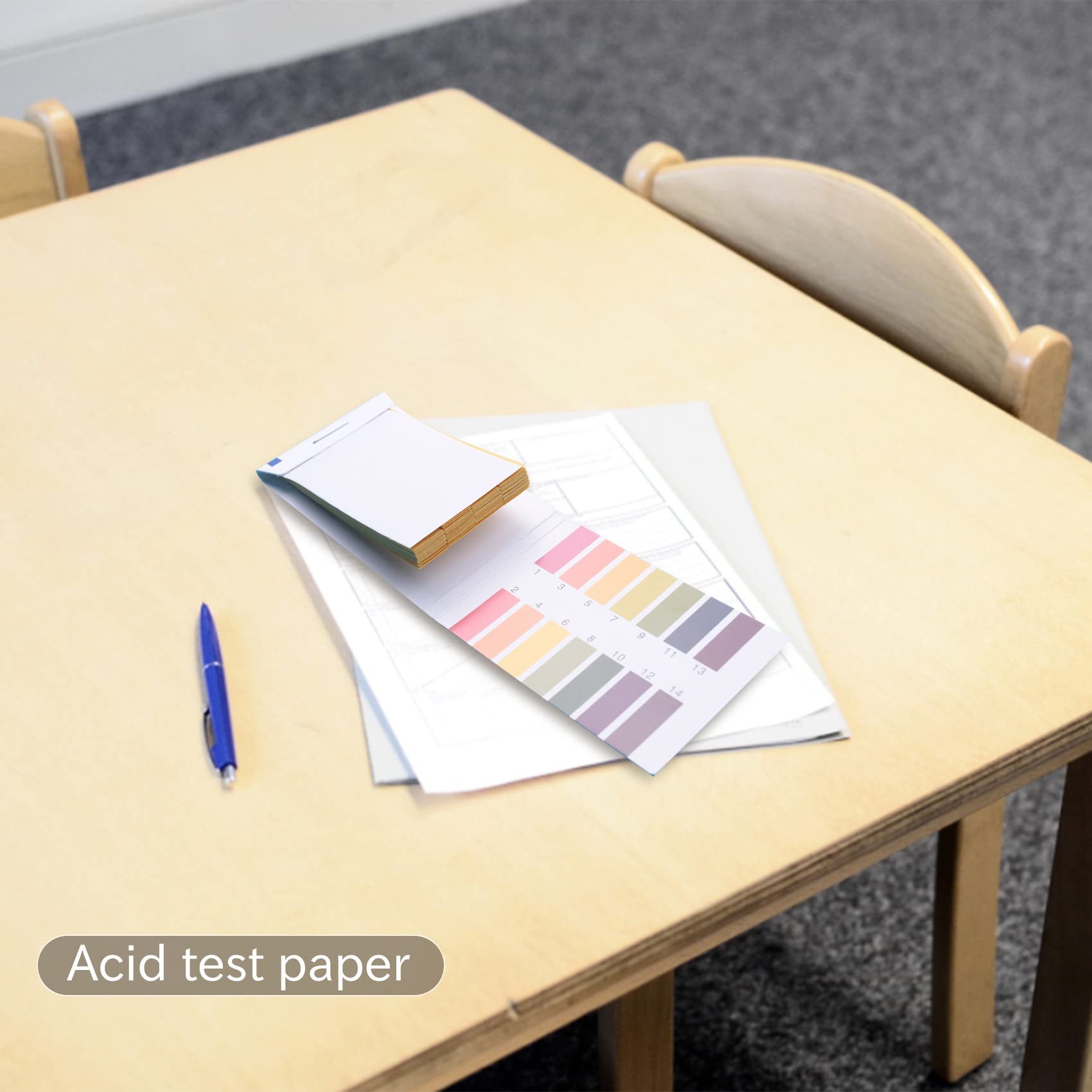 Lizusidtsy 2 Set 160 Strips 1-14 PH Litmus Paper Ph Test Strips Water Cosmetics Soil PH Test Paper Strips with Control Card