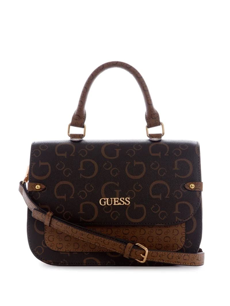 GUESS Factory Women's Keston Logo Top Handle Crosbody Handbags