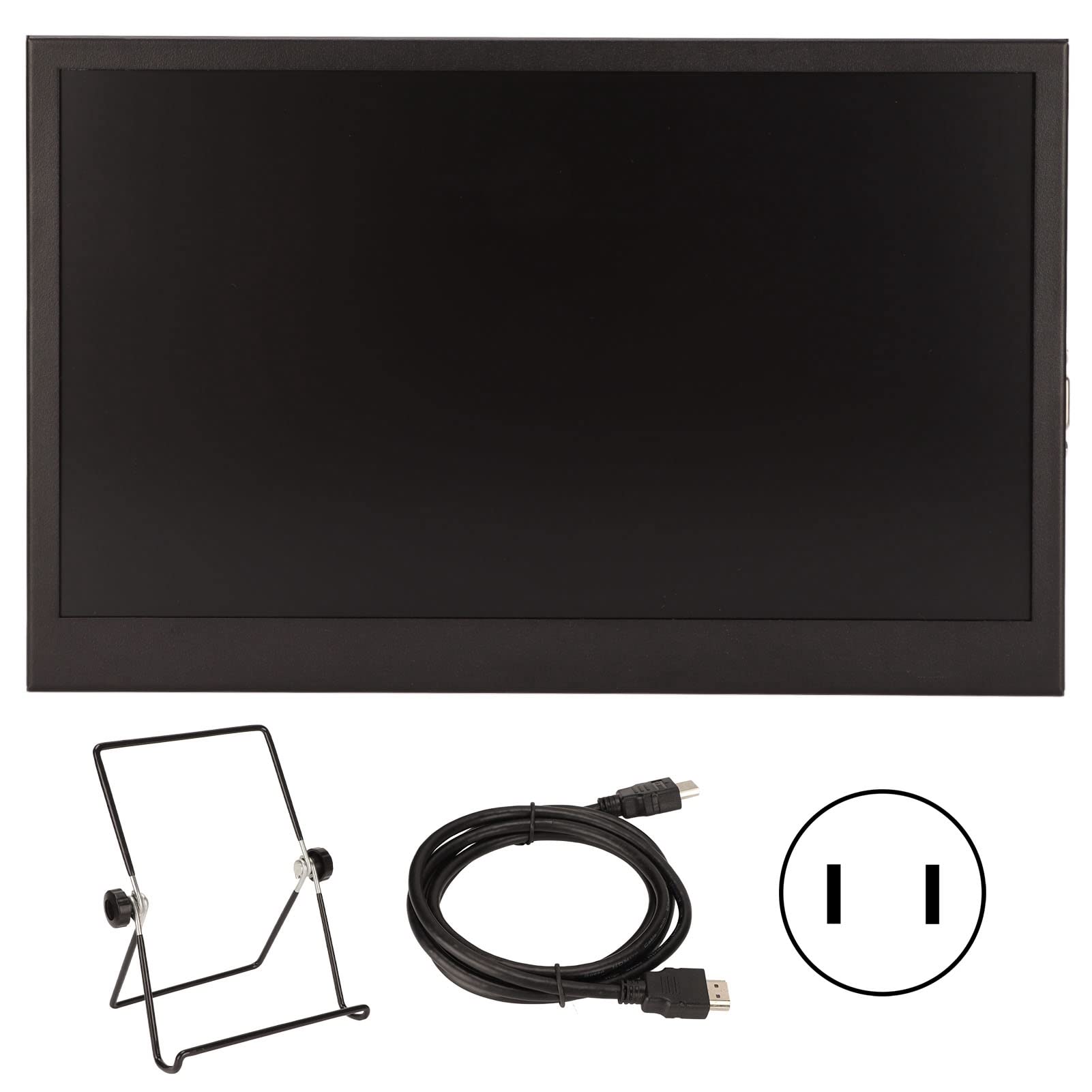 Naroote Portable Monitor, 11.6 Inch AntiInterference IPS 16:9 1920x1080 Portable Monitor for 11.6 Inch Computer (US Plug)