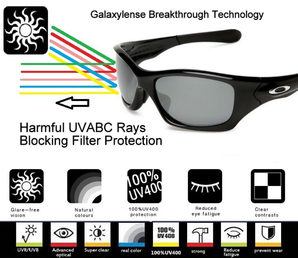 Galaxy Replacement Rubber Kits For Oakley Fast Jacket XL Sunglasses Multiple Selection (Red)