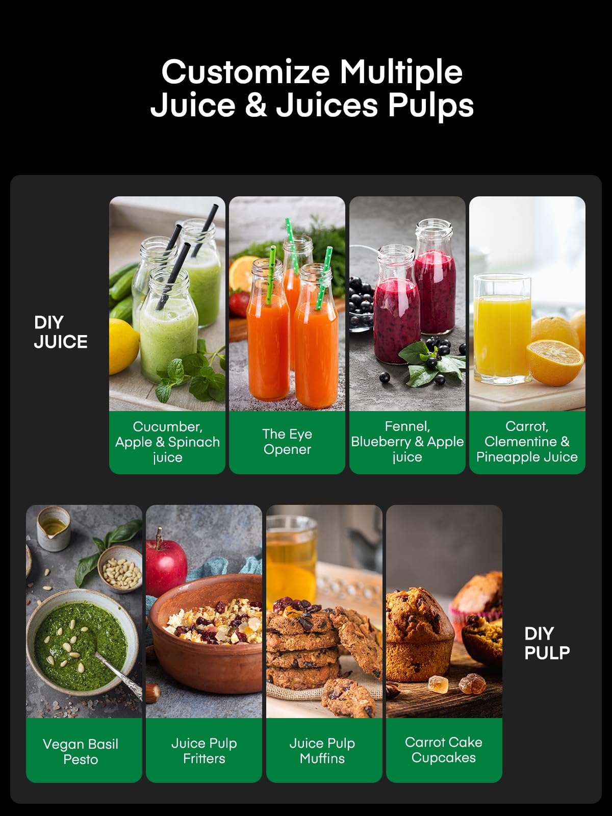 Juicer Machines, 600W Centrifugal Juicer Extractor with Wide Mouth 3” Feed Chute, 1200W Peak Power for Hard & Soft Fruit Vegetable, Easy to Clean, Stainless Steel, Silver