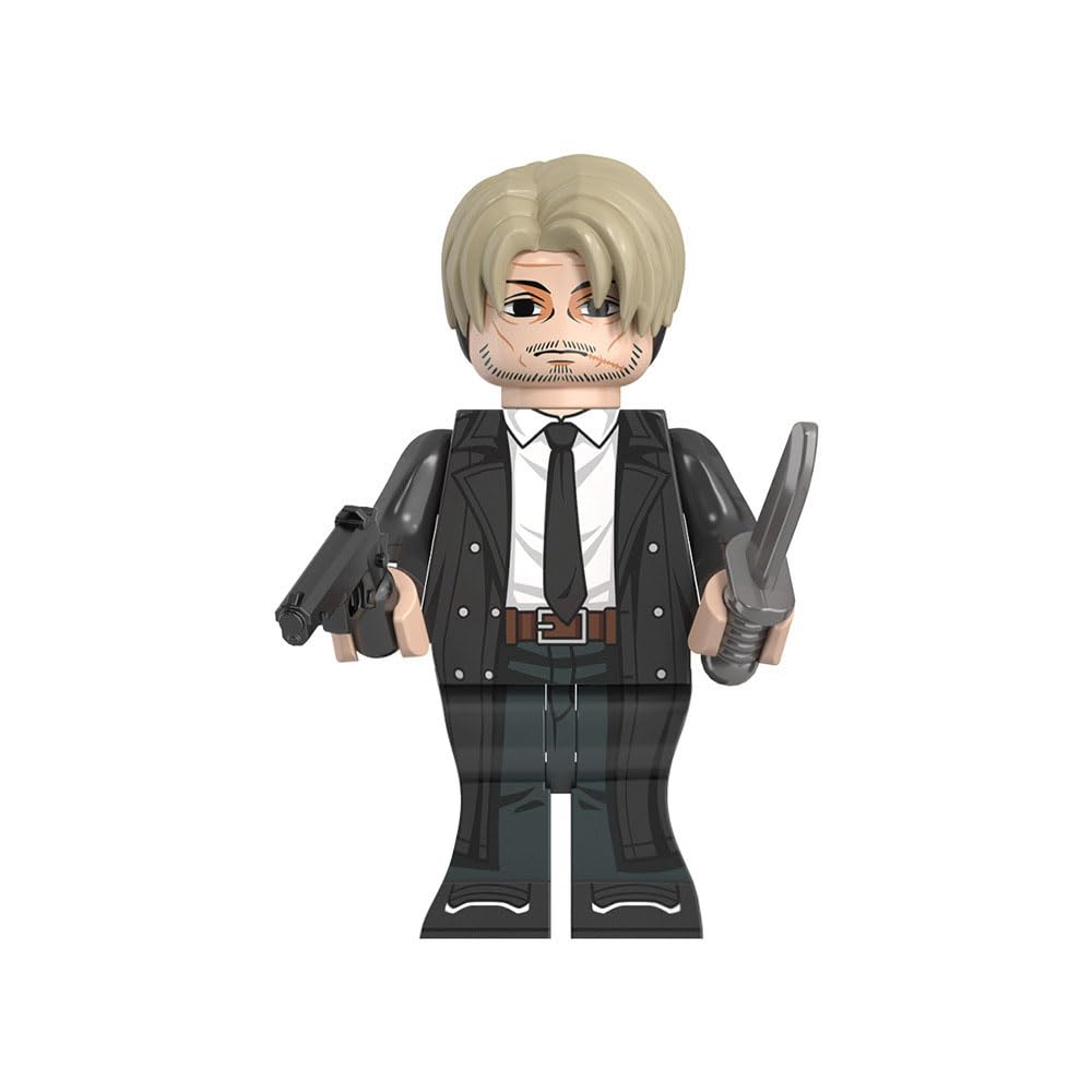 FEEGAR 10PCS Anime Character Action Figures Chainsaw Sets Man Small Figures Denji Mini Toys, 1.77 inch (Pack of 2)