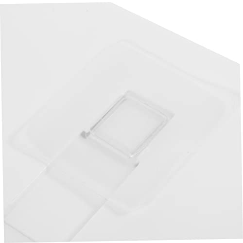 Zerodeko Wall Mount Sock Organizer Clear Organizer Drawers Compartment Storage Box Underwear Storage Box Multifunctional Storage Box Plastic Pp White Grid Sheer Socks