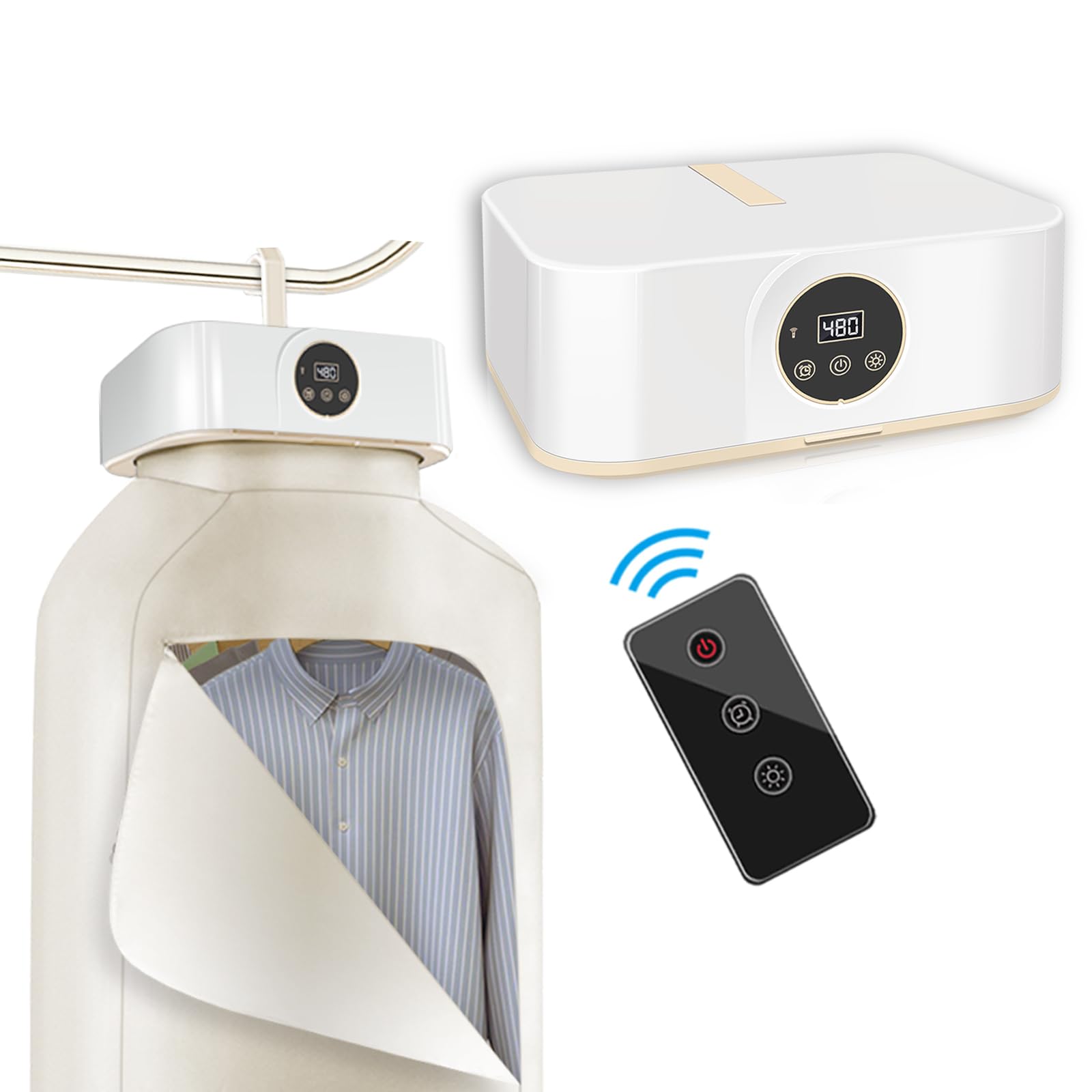Ljusved Portable Clothes Dryer - Mini Portable Laundry Dryer Machine for Small Apartments, Hotel Room and Travelling