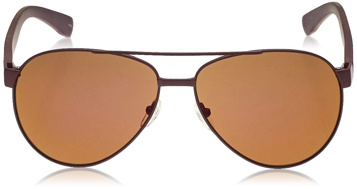 Lacoste Brown Aviator Unisex Sunglasses L185S 615 60