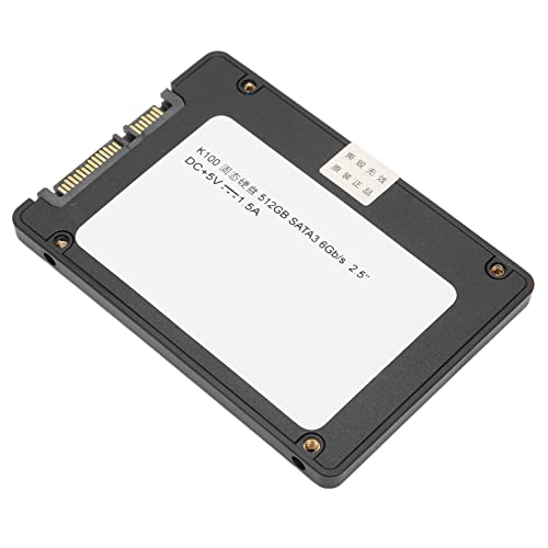 Feilei 1TB SSD, 2.5 Inch K100 SSD 4 Channels ABS Material 3D TLC Flash Type Multifunction for Laptop 512GB